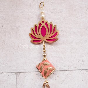 Diwali Decoration Lotus Hangings Lotus Latkans - Etsy