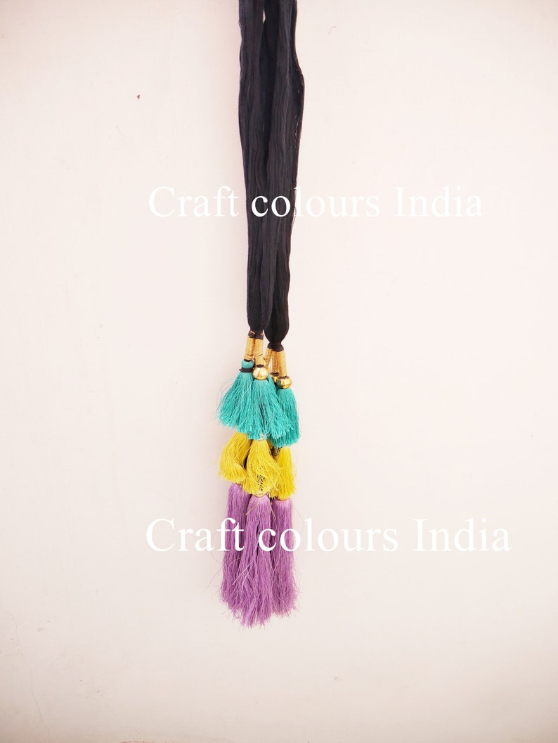 Tri Color Parandi Indian Paranda Braid Hairstyle Belly - Etsy