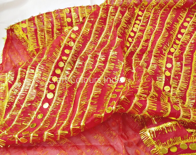 Navratri Chunri for Maa Durga, Navratri Mata Chunri Orni. Indian Puja ...