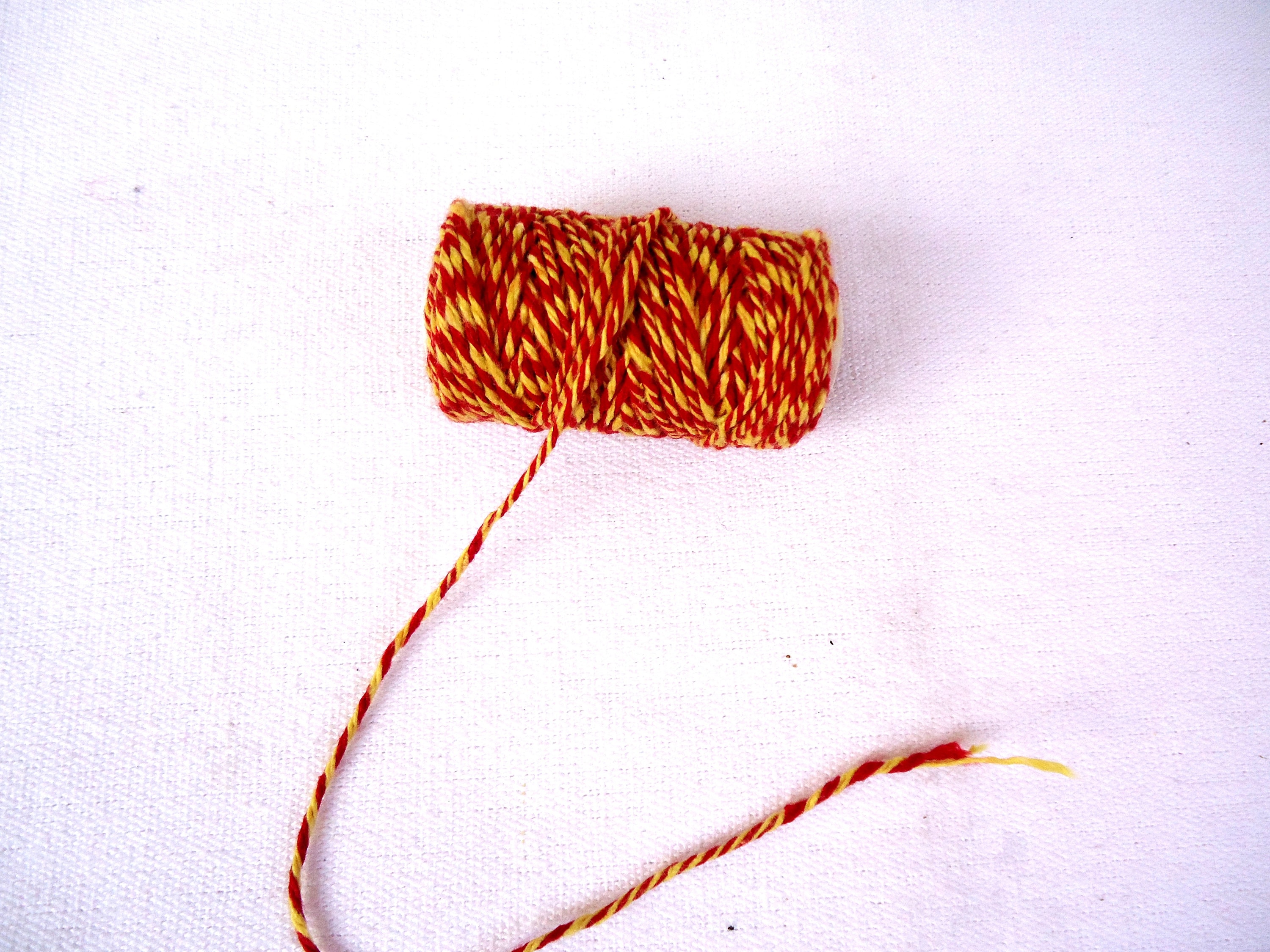 Red Yellow Raw Cotton Moli Thread, Hindu Sacred Raksha Dhaga - Etsy