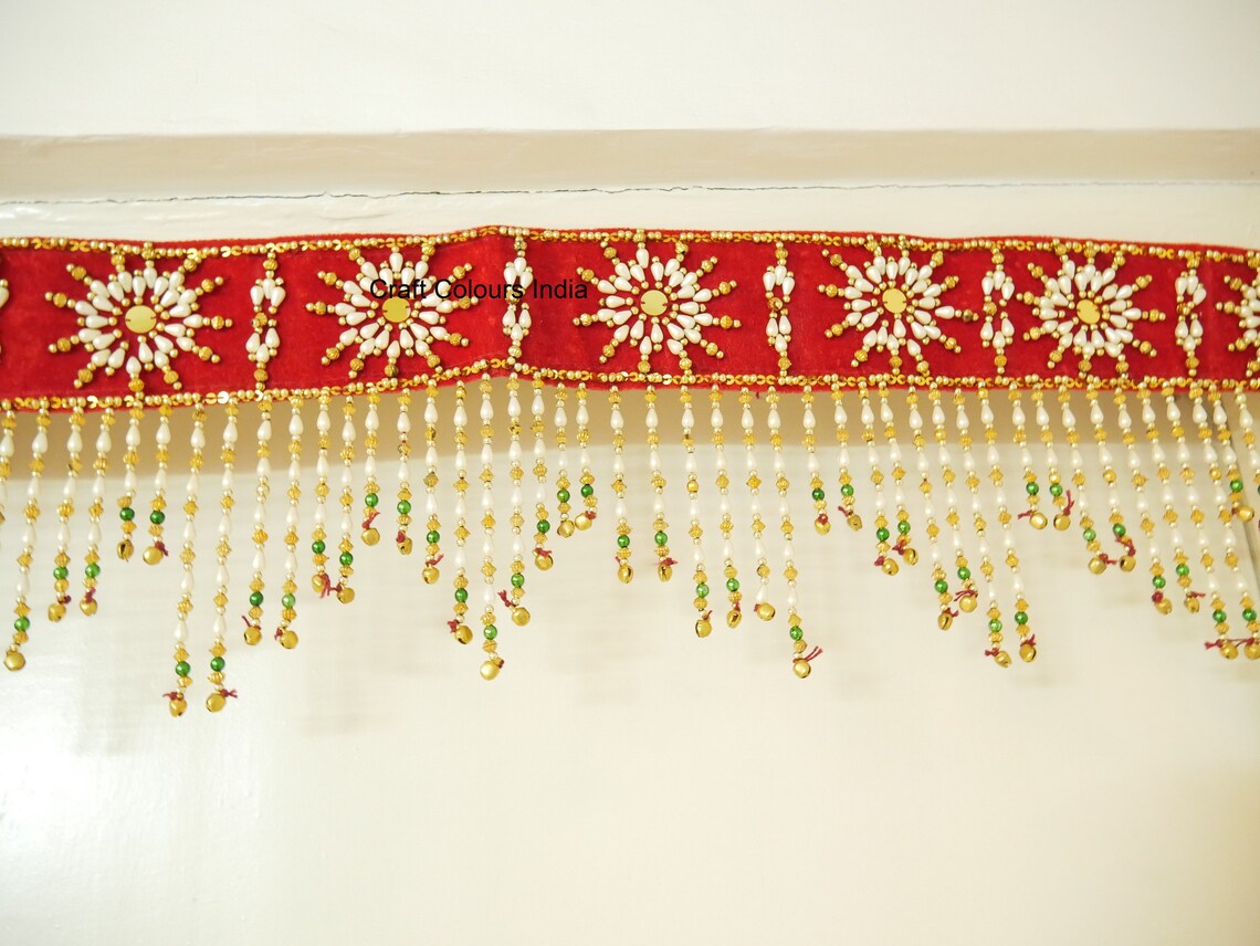 Red White Green Toran Door Hanging/ Diwali Decoration /door - Etsy