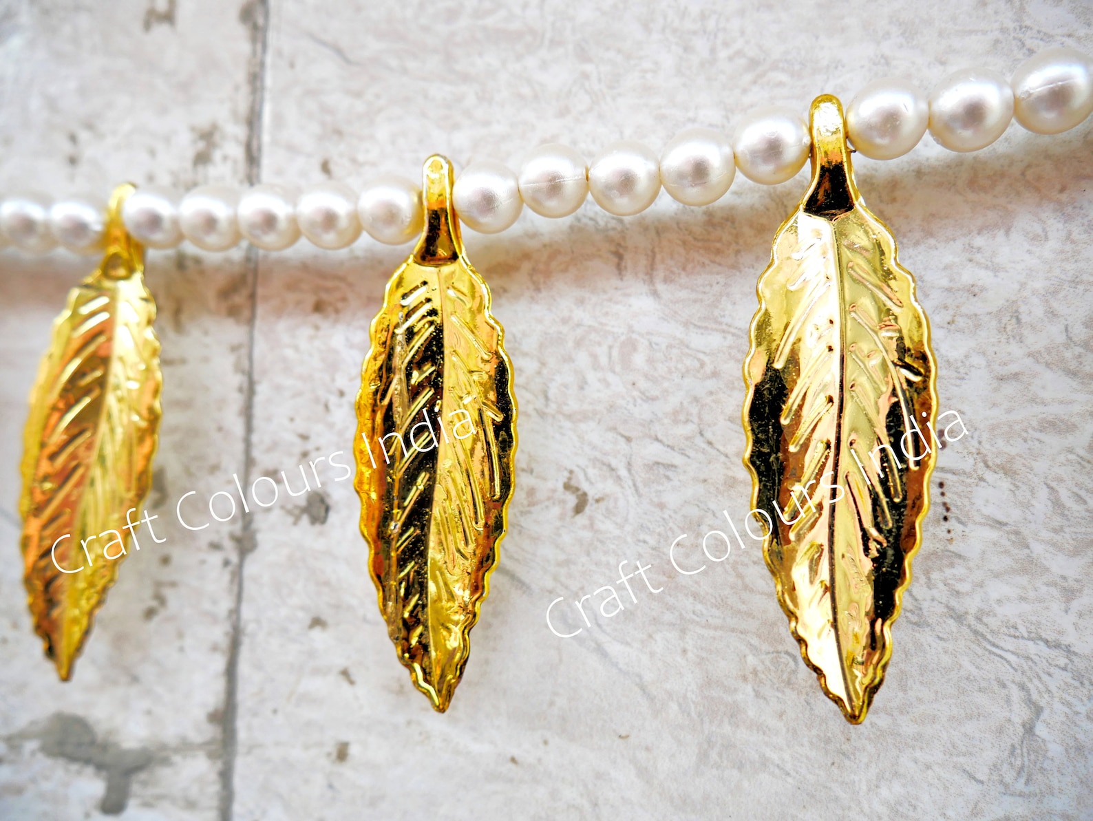 Golden Leaf Toran, Indian Goodluck Door Hanging, Wedding Home Decor ...