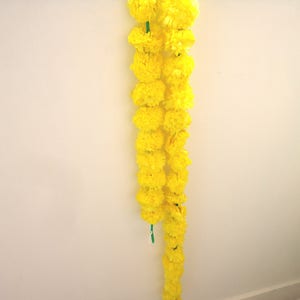 40 Pcs Free Express Shipping BULK Yellow Marigold Flower String ...