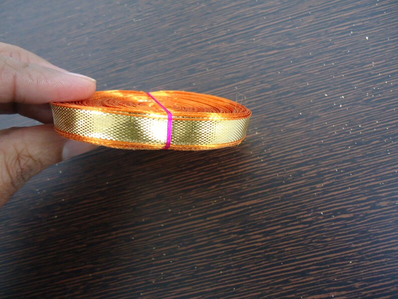 20 Yards Gota Ribbon Golden Trim Indian Gota Gota Patti | Etsy