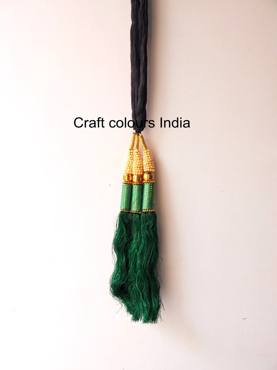 Green Parandi Indian Paranda Braid Hairstyle Belly Dance - Etsy