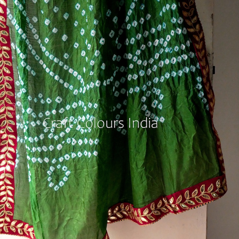 Bandhani Gota Patti Suit - Etsy
