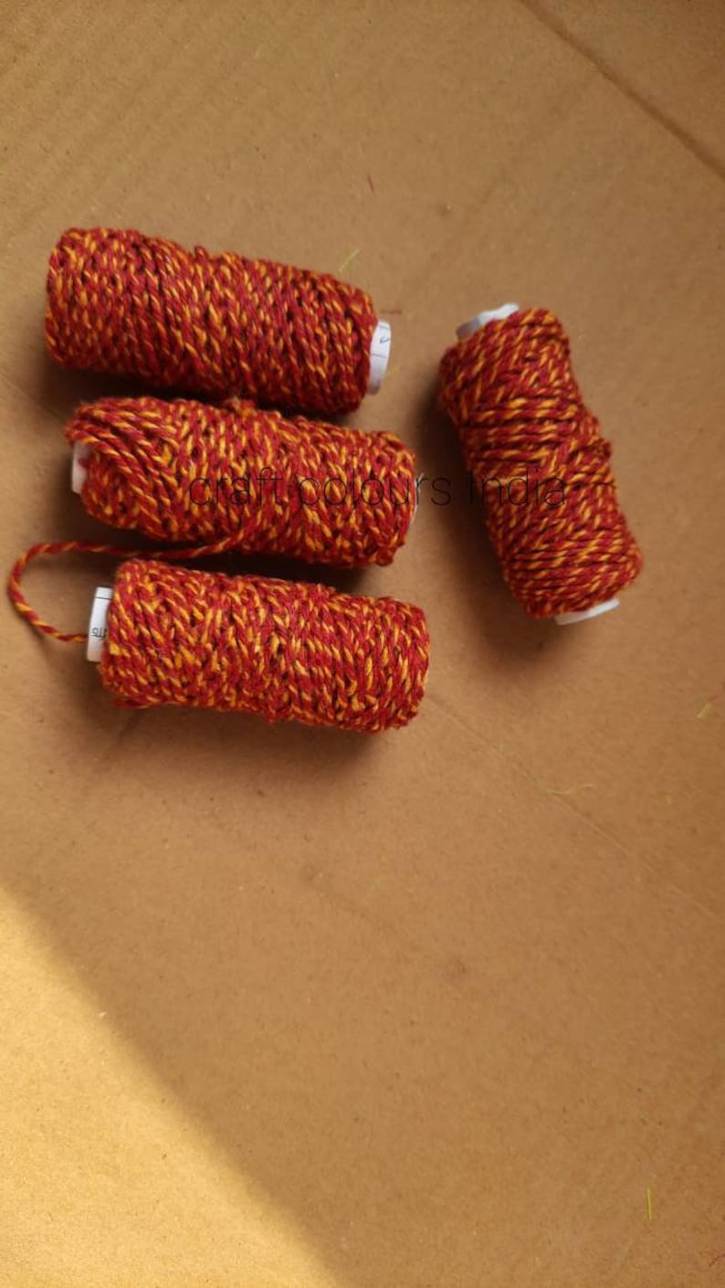 Buy Kalava Suraksha Dhaga Red Yellow Raw Cotton Moli Katcha Online in ...