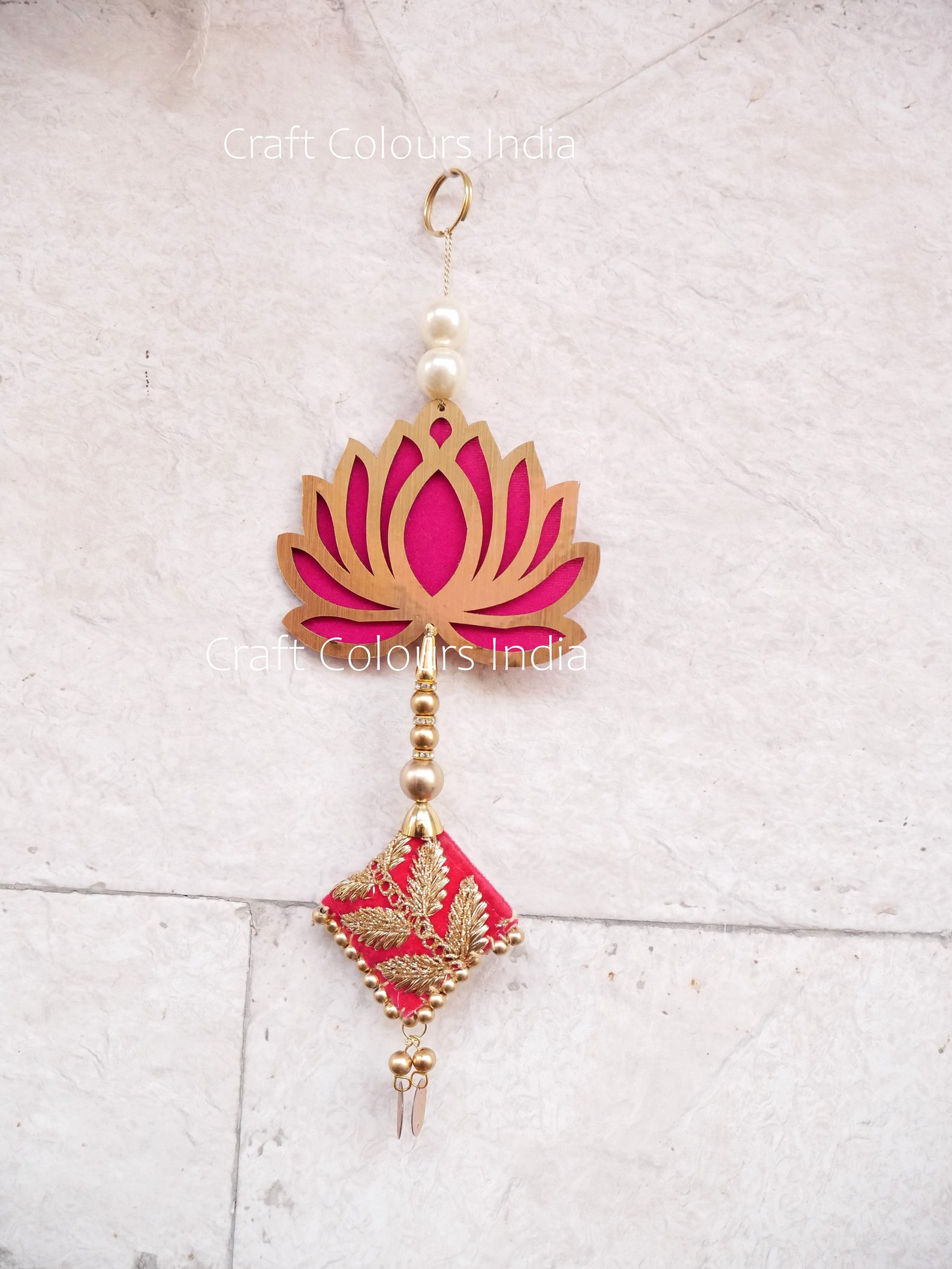 Diwali Decoration Lotus Hangings Lotus Latkans - Etsy