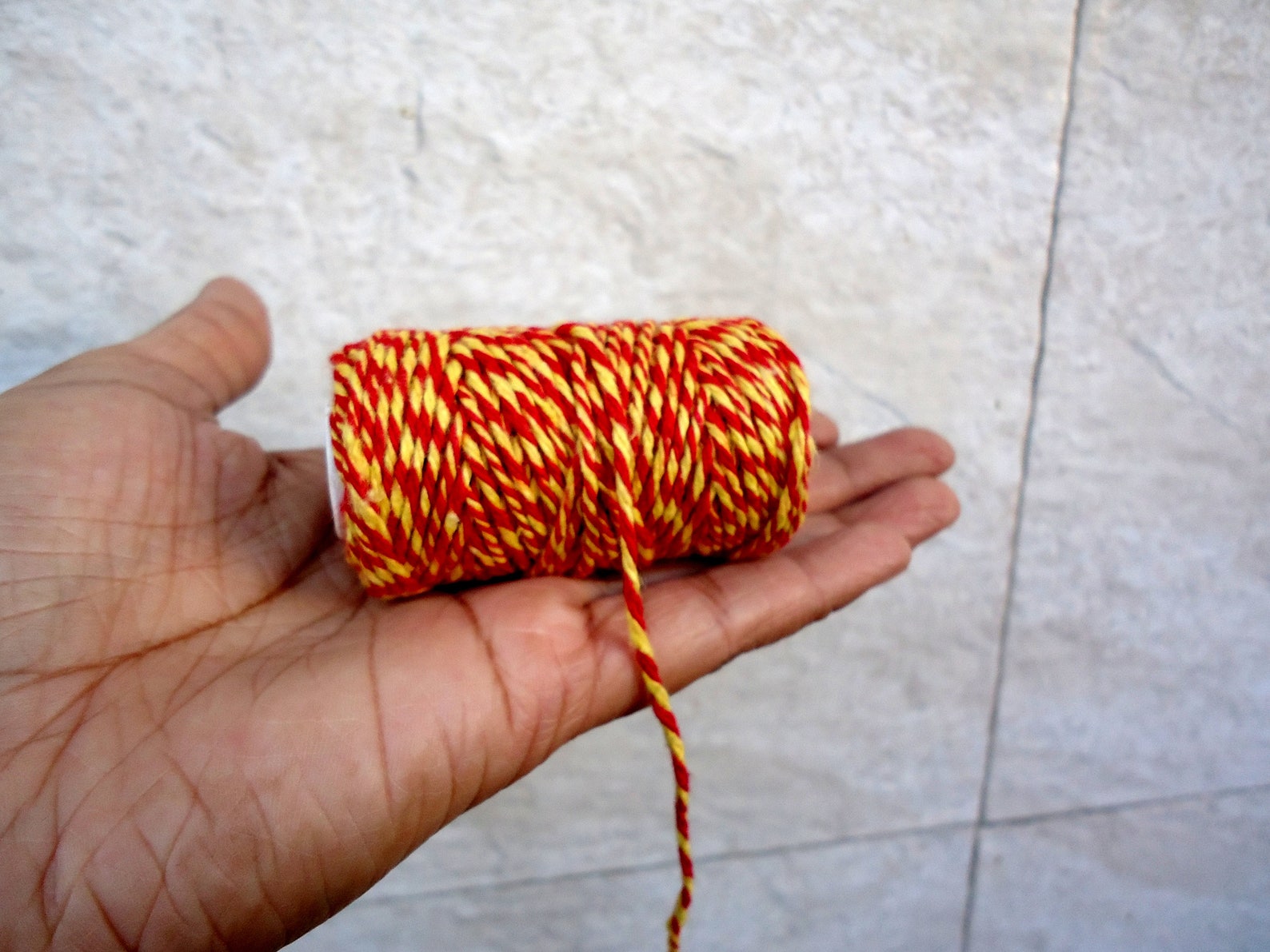 Buy Kalava Suraksha Dhaga Red Yellow Raw Cotton Moli Katcha Online in ...
