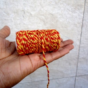 Buy Kalava Suraksha Dhaga, Red Yellow Raw Cotton Moli, Katcha Soot ...