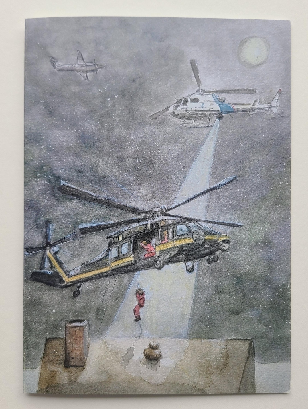 Aviation Christmas Card - Helicopters and Planes - Overwatch - FAC1 ...