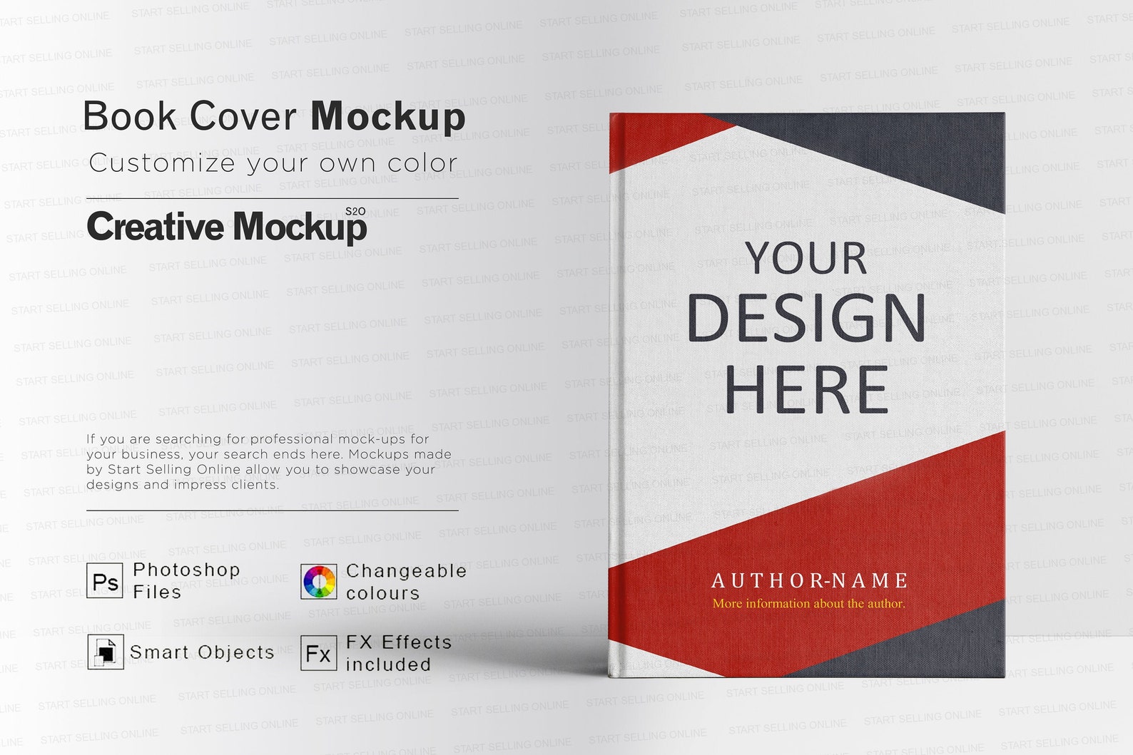 Book Mockup | Multiple Backgrounds | Smart Object | PSD Product Mockup ...