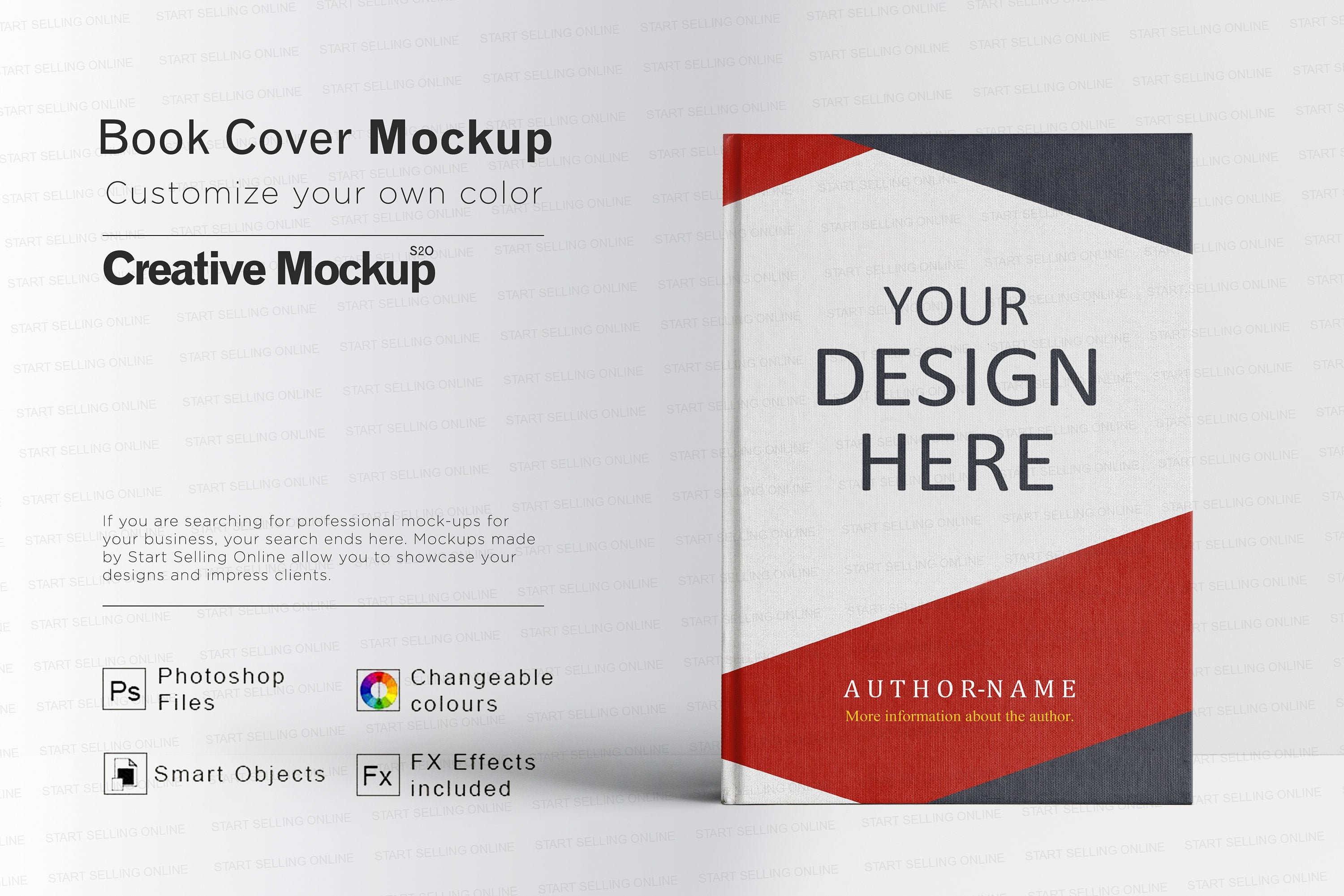 Book Mockup | Multiple Backgrounds | Smart Object | PSD Product Mockup ...