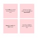 Girl Boss Babe Quotes Instagram Posts 100 Canva Editable Files, JPG and ...