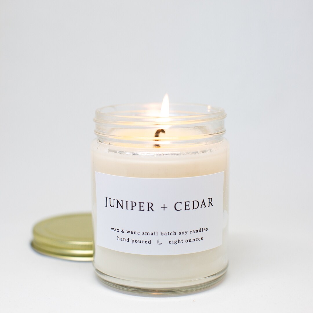 Juniper Cedar Modern Soy Candle Desert Southwest Candle Tree Forest Soy ...