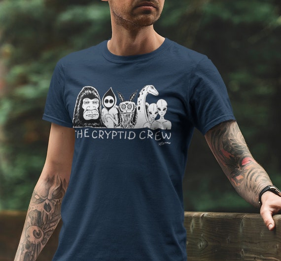 Cryptid Crew T-shirt Bigfoot T-shirt the Flatwoods Monster | Etsy