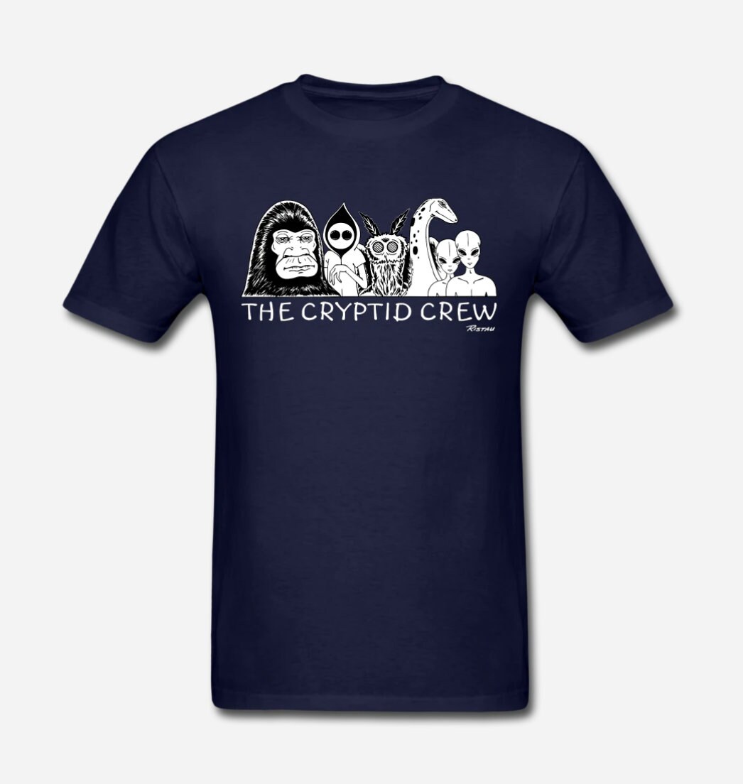 Cryptid Crew T-shirt, Bigfoot T-shirt, the Flatwoods Monster Shirt ...