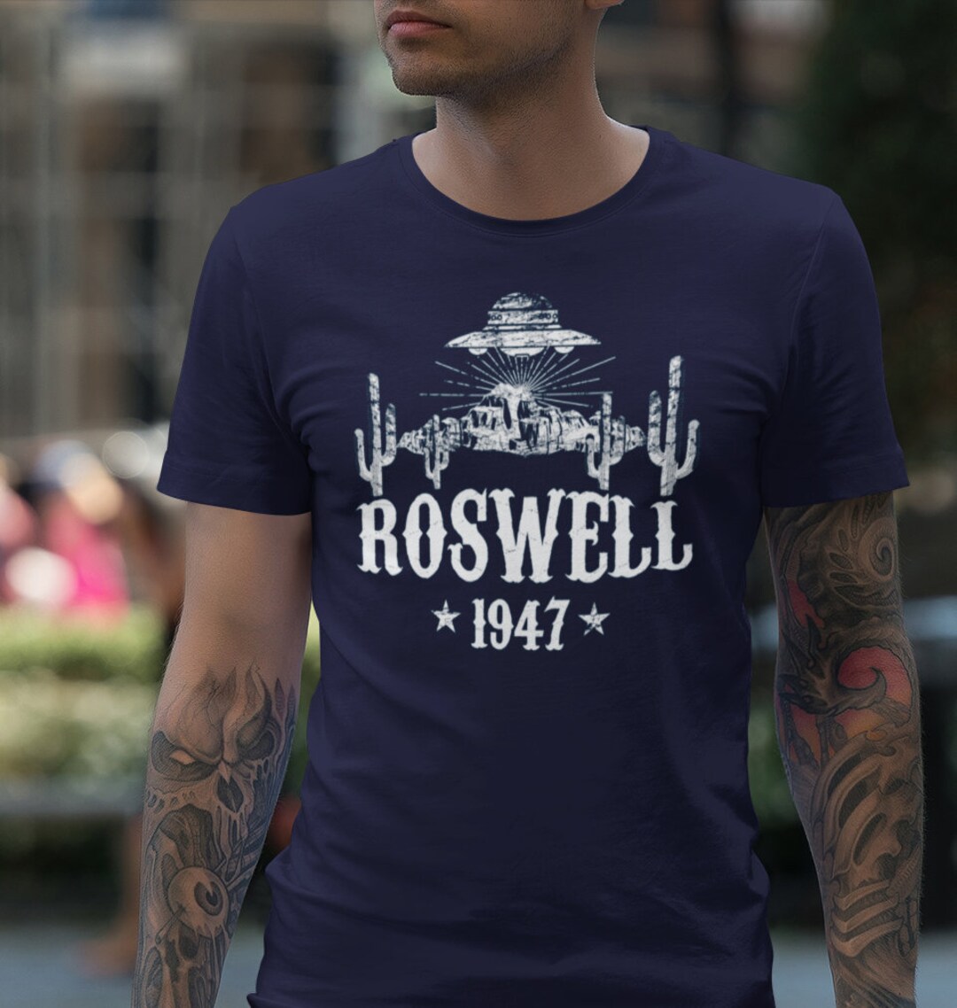 Roswell T-shirt, Alien T-shirt, Work Shirt, Travel Shirt, School Shirt ...