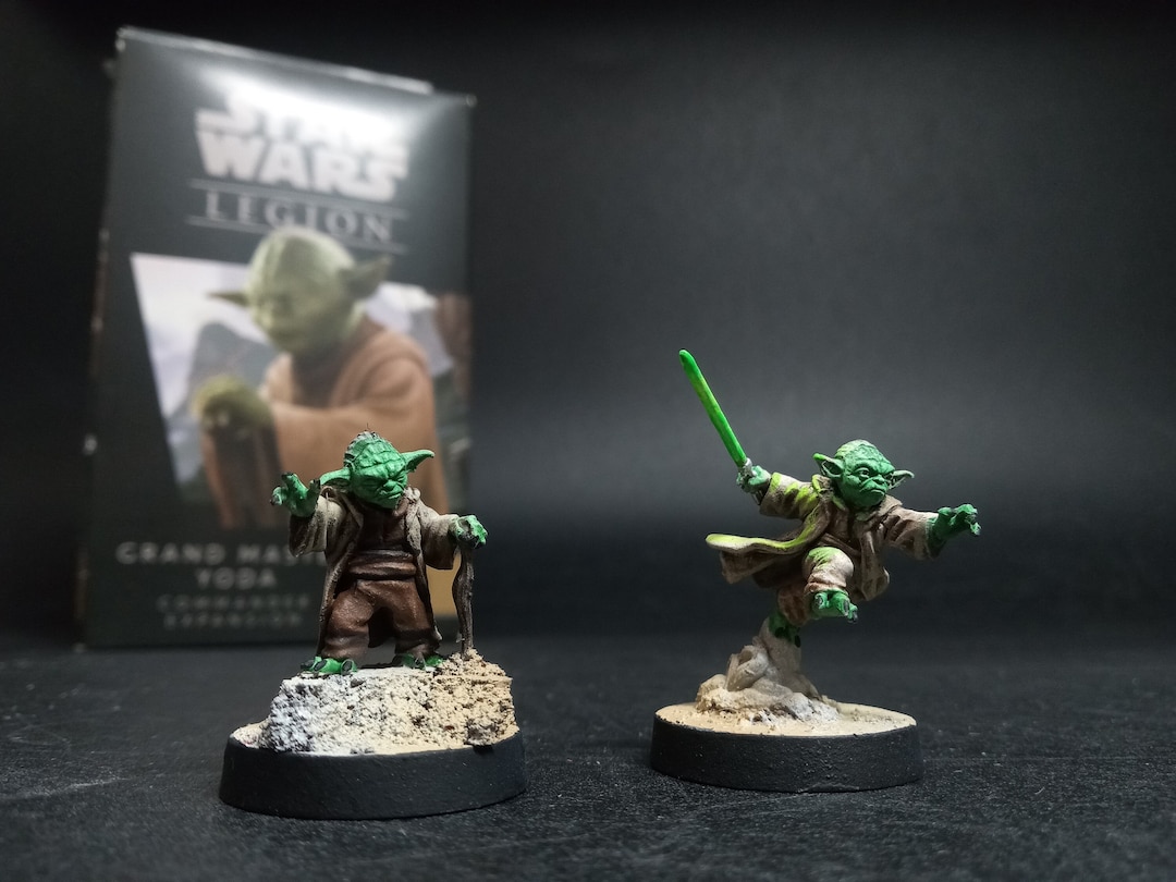 Painted Grand Master Yoda - Star Wars Legion - Painted Miniatures ...