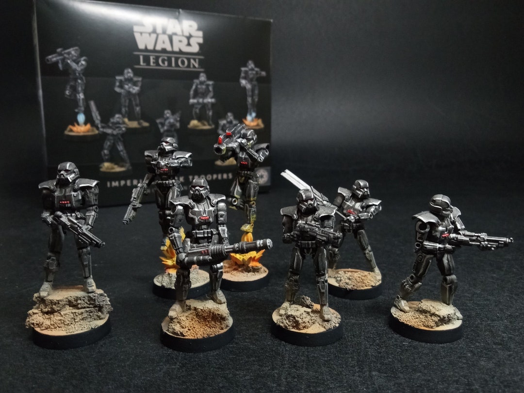 Painted Dark Troopers - Star Wars Legion - Painted Miniatures ...