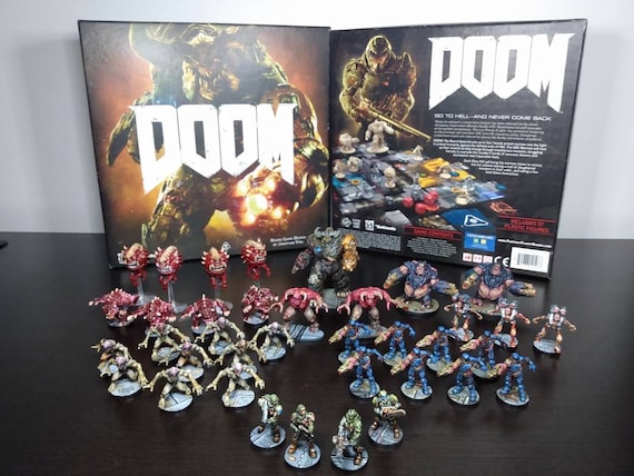 Painted Doom Board Game 2016 Tabletop Gaming Miniatures - Etsy