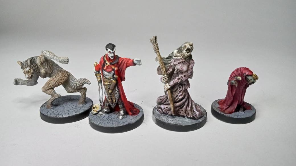 Painted Castle Ravenloft Boardgame RPG Miniatures Gaming - Etsy