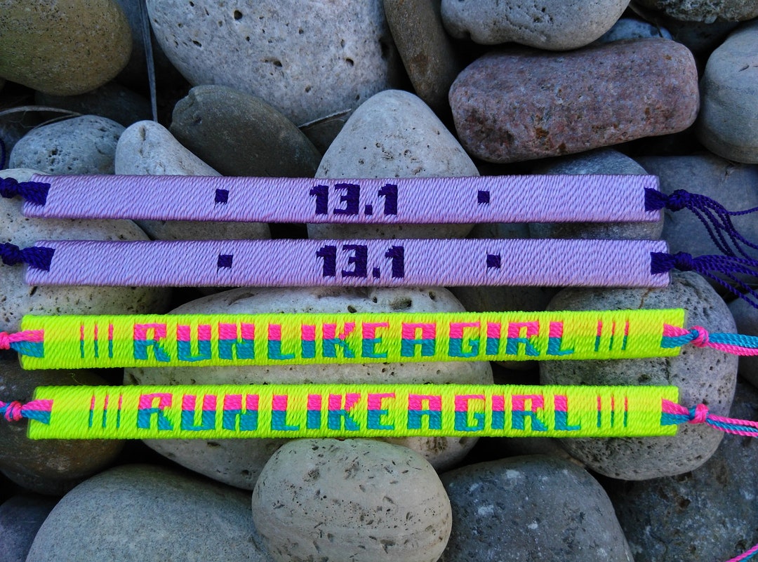 Runners Bracelet, Running Gifts, 13.1 Bracelet, Run Like a Girl, Half ...