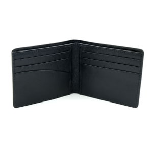 Men's Genuine Black Python Leather Wallet Bi Fold Wallet - Etsy