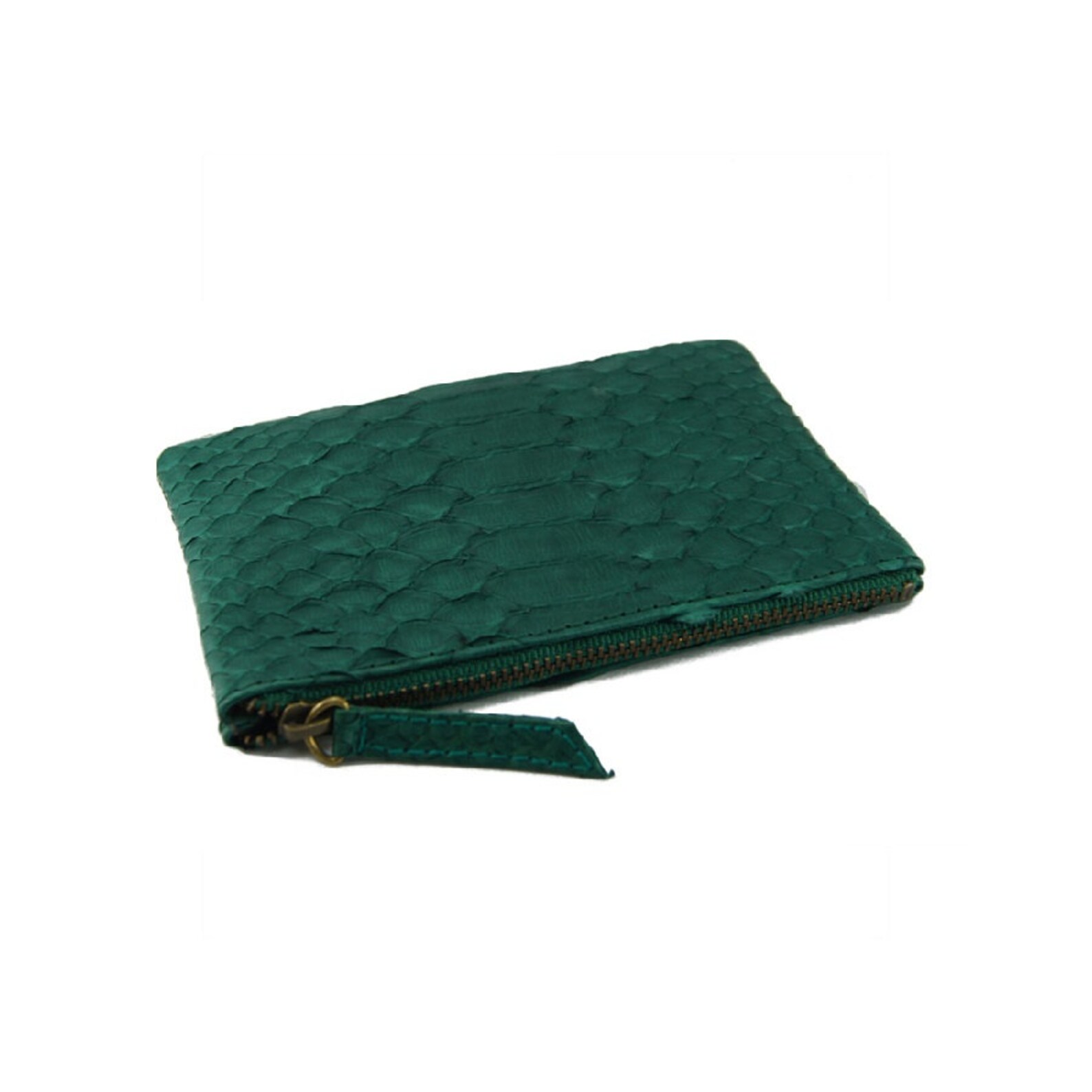 Green Snakeskin Purse Small Leather Pouch Small Leather | Etsy