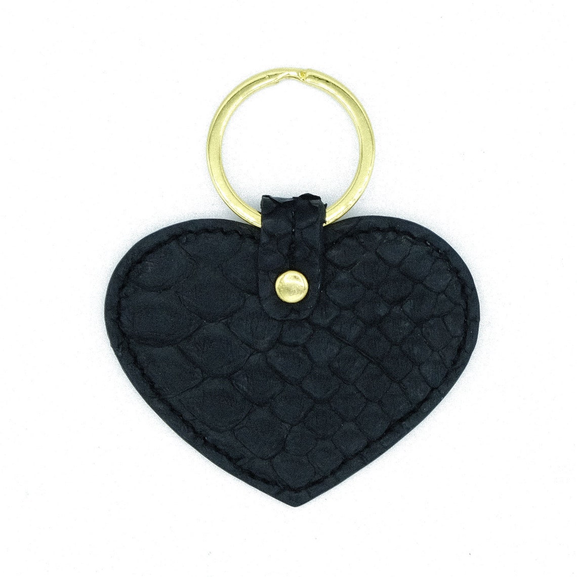 Heart Leather Key Chain Heart Keychain Heart Keyring - Etsy