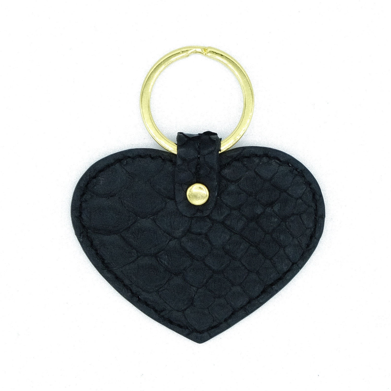 Heart Leather Key Chain Heart Keychain Heart Keyring - Etsy