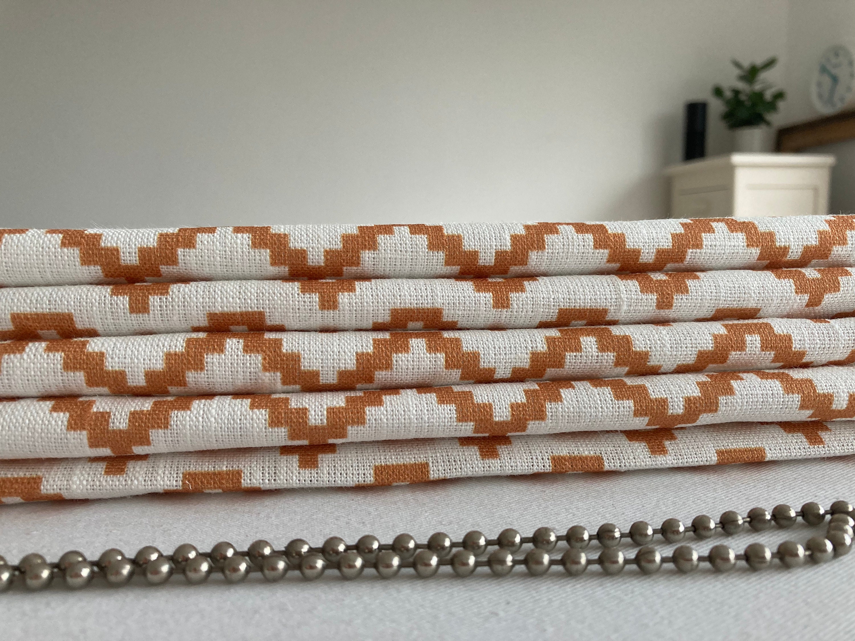 Sample - Msg for Quote Roman Blind M2M - Ziggy Orange - From 350 GBP - Etsy