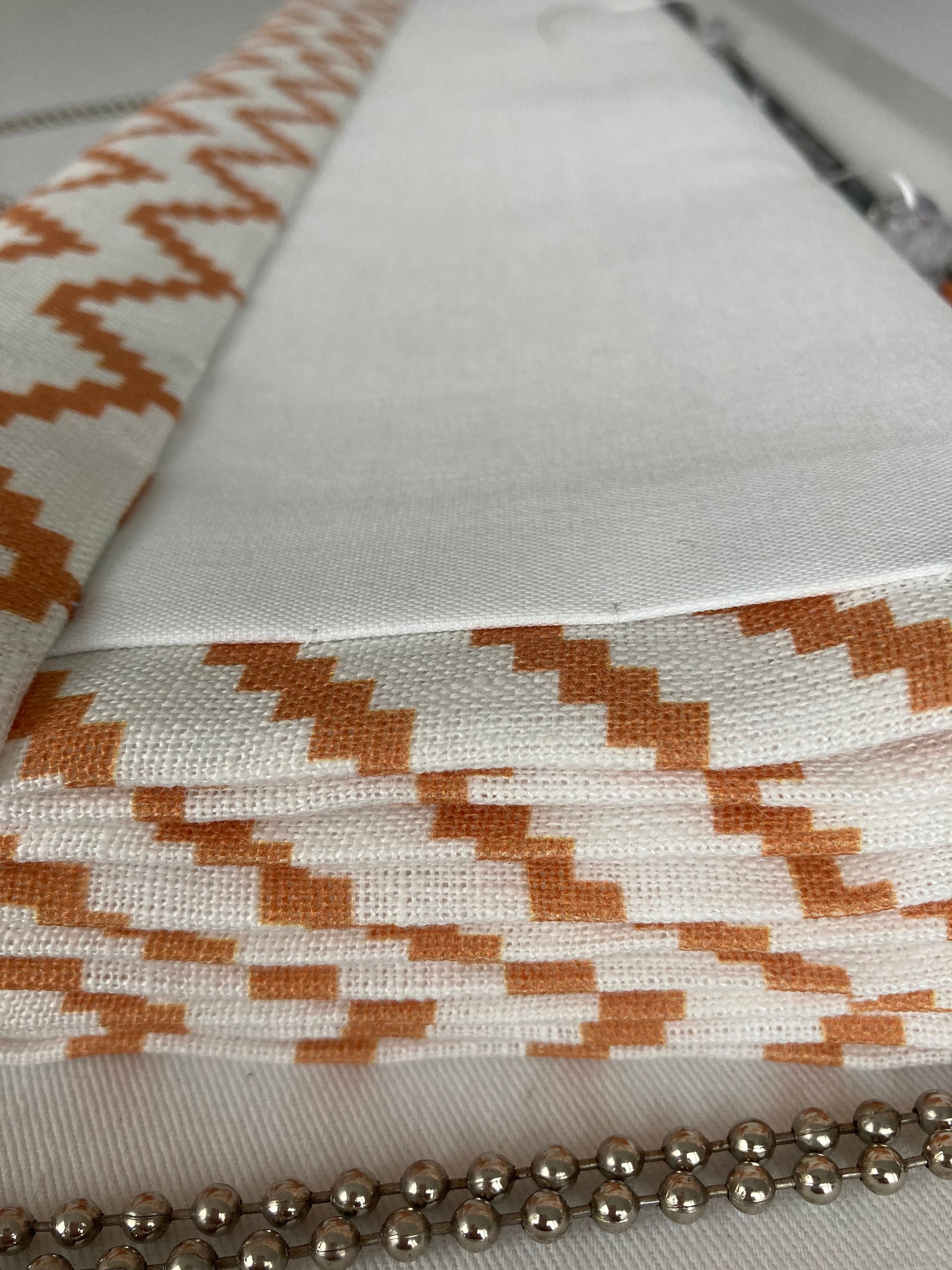 Sample - Msg for Quote Roman Blind M2M - Ziggy Orange - From 350 GBP - Etsy