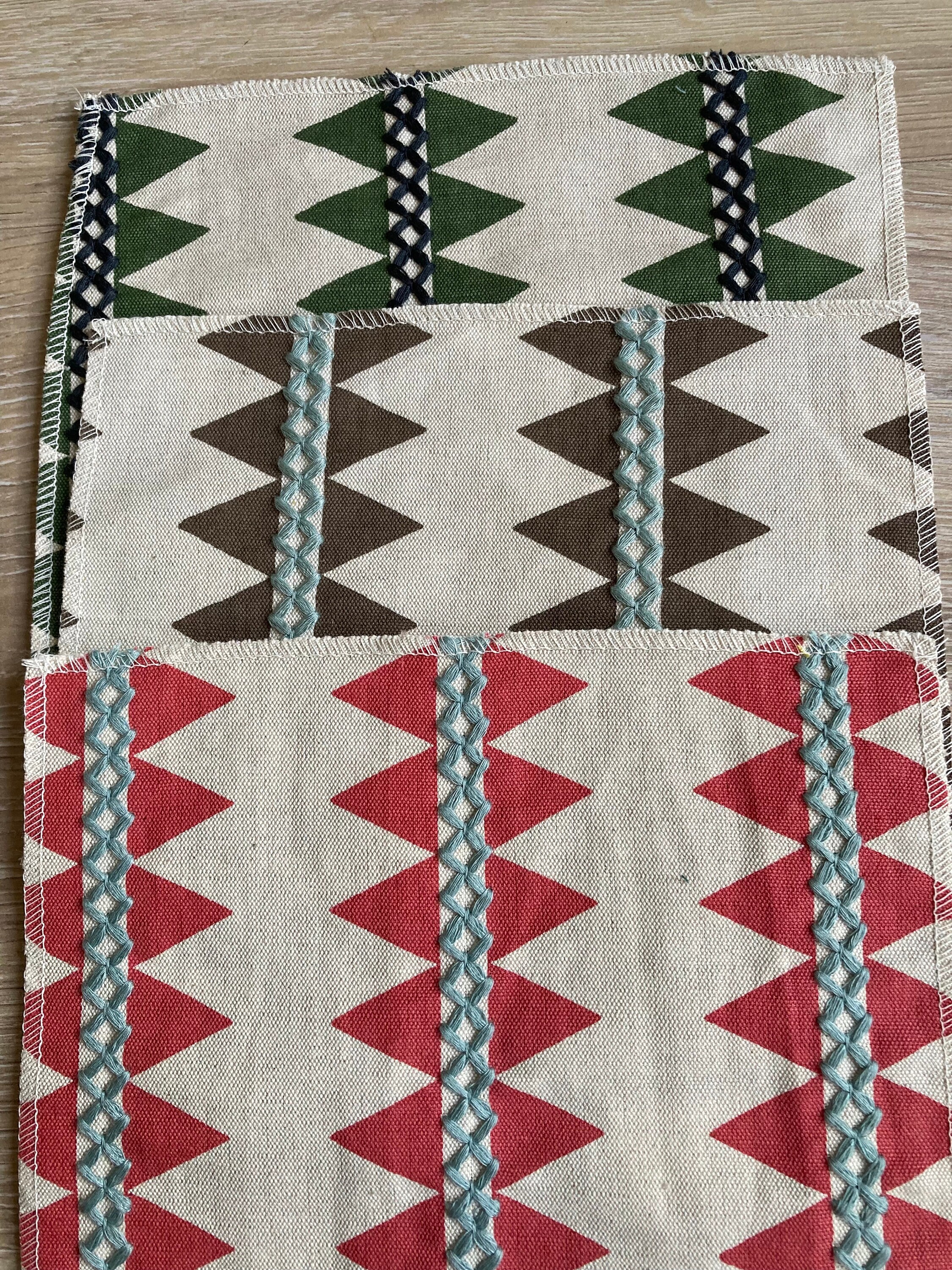 Sample - Msg for Quote Roman Blind M2M - Thibaut Reno Embroidery - From ...