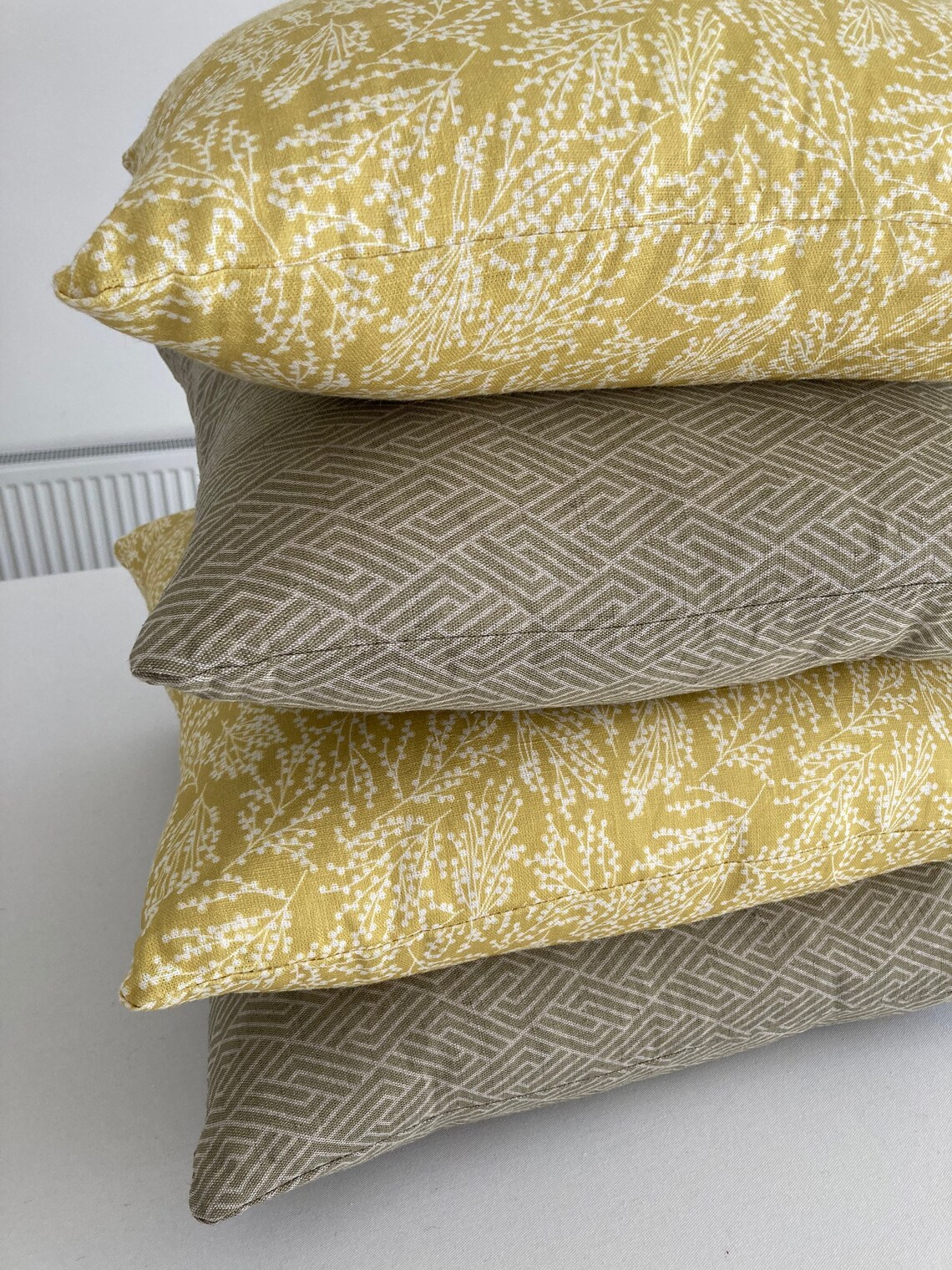 Set of 4 XL 65cm Scandi Cushions With Heavy Feather Inserts - Etsy UK