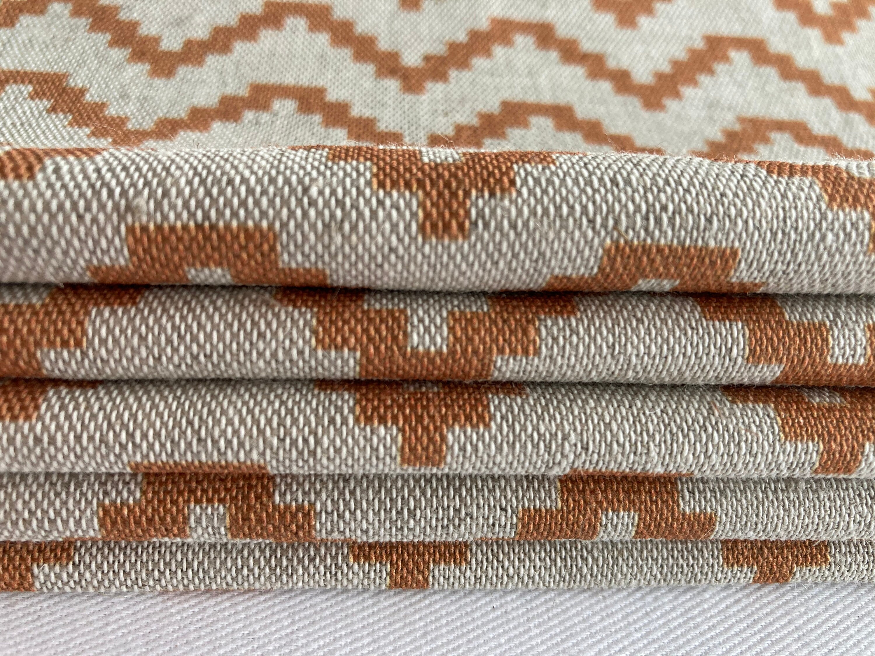 Sample - Msg for Quote Roman Blind M2M - Ziggy Orange - From 350 GBP - Etsy