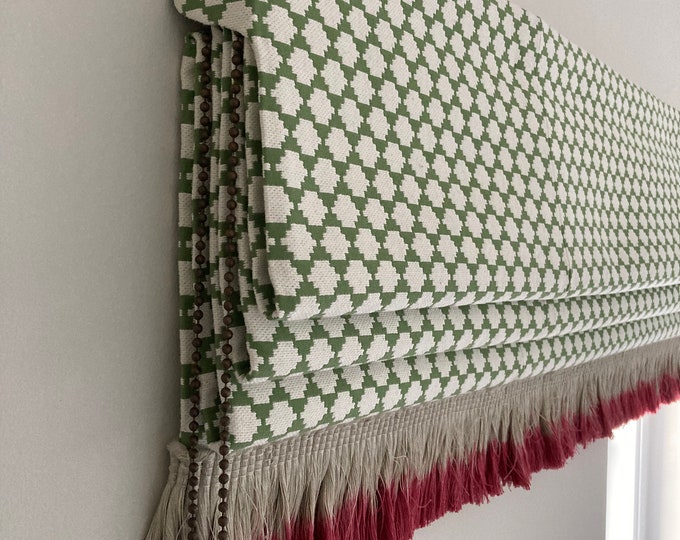 Thibaut Bijou + Christopher Farr Cloth - Made to Measure Roman Blind ...