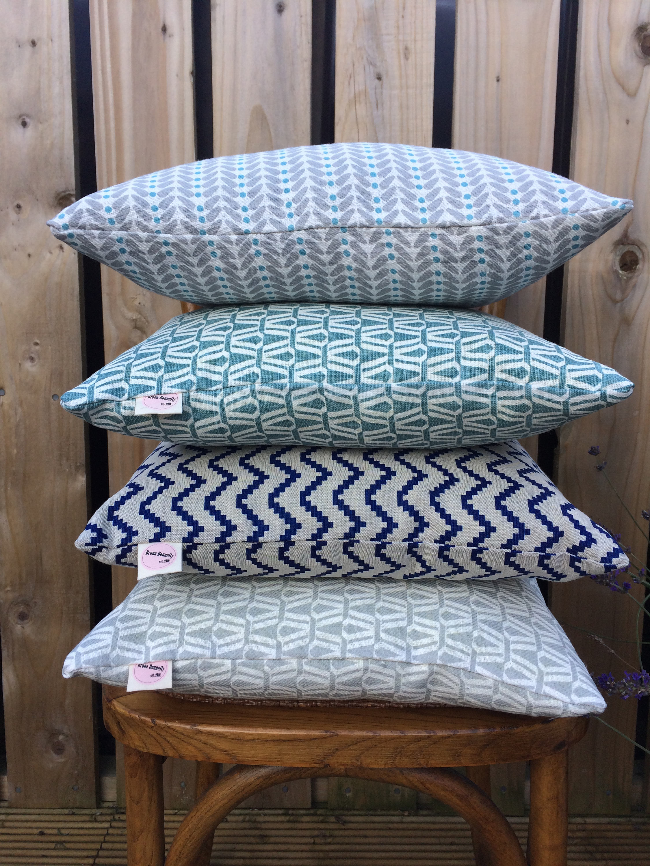 Set of 4 X 45cm Scandi Cushions With Heavy Feather Inserts - Etsy UK