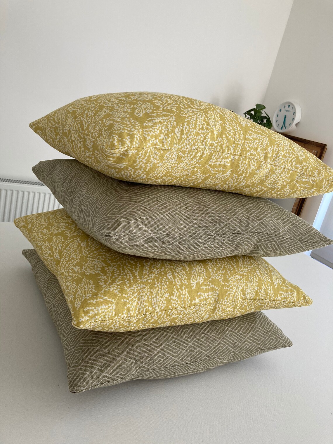 Set of 4 XL 65cm Scandi Cushions With Heavy Feather Inserts - Etsy UK