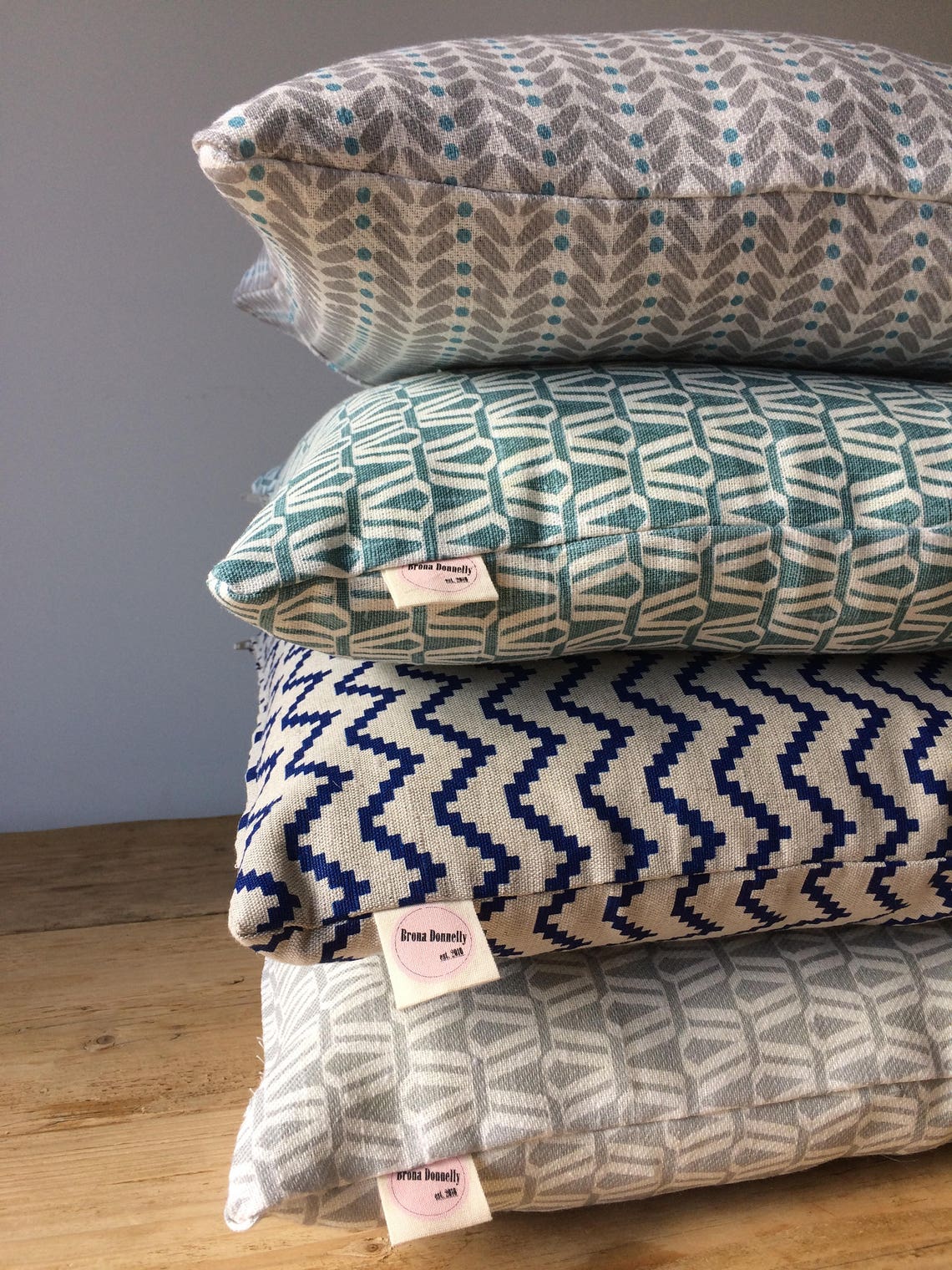 Set of 4 X 45cm Scandi Cushions With Heavy Feather Inserts - Choose ...