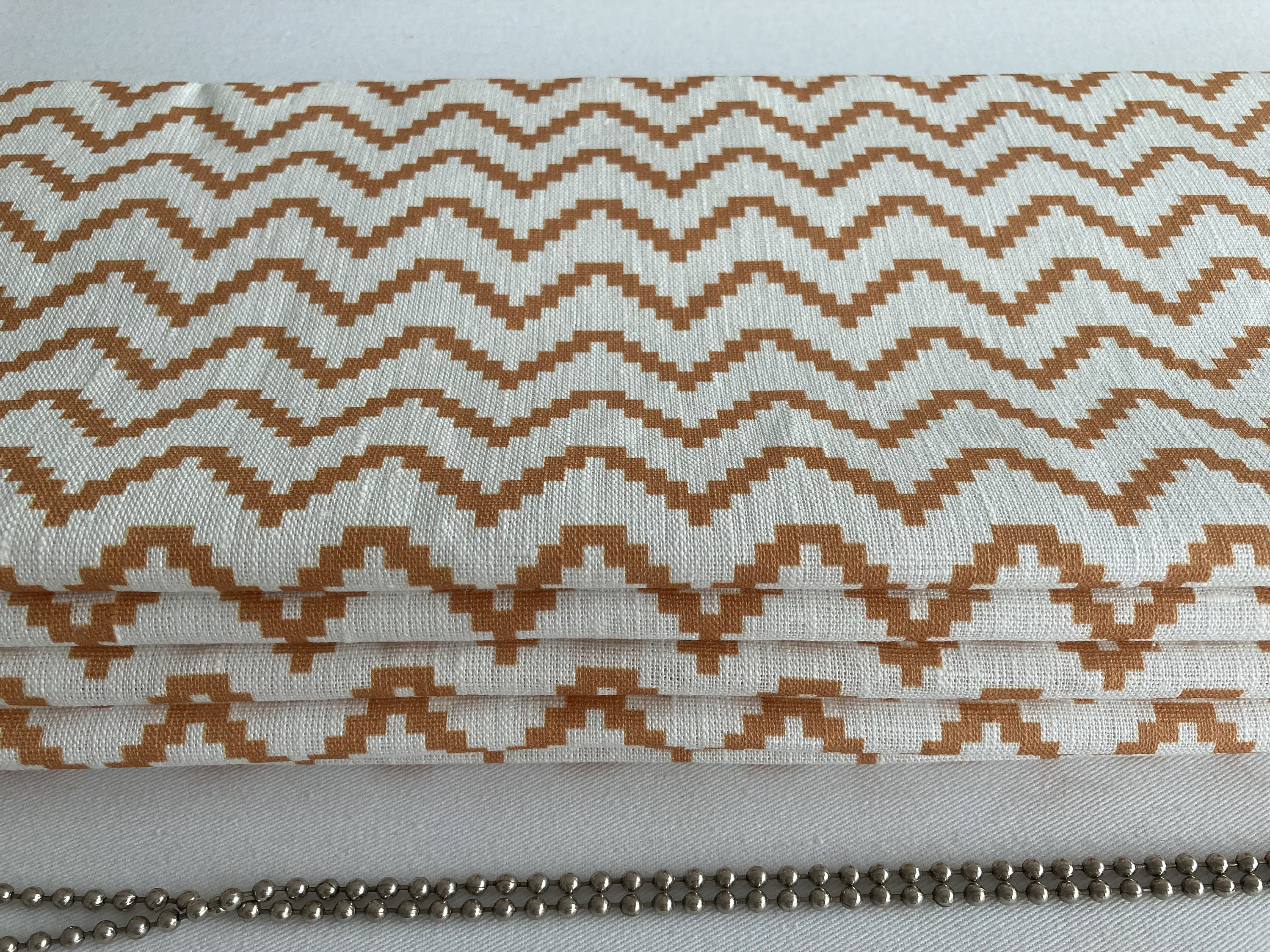 Sample - Msg for Quote Roman Blind M2M - Ziggy Orange - From 350 GBP - Etsy