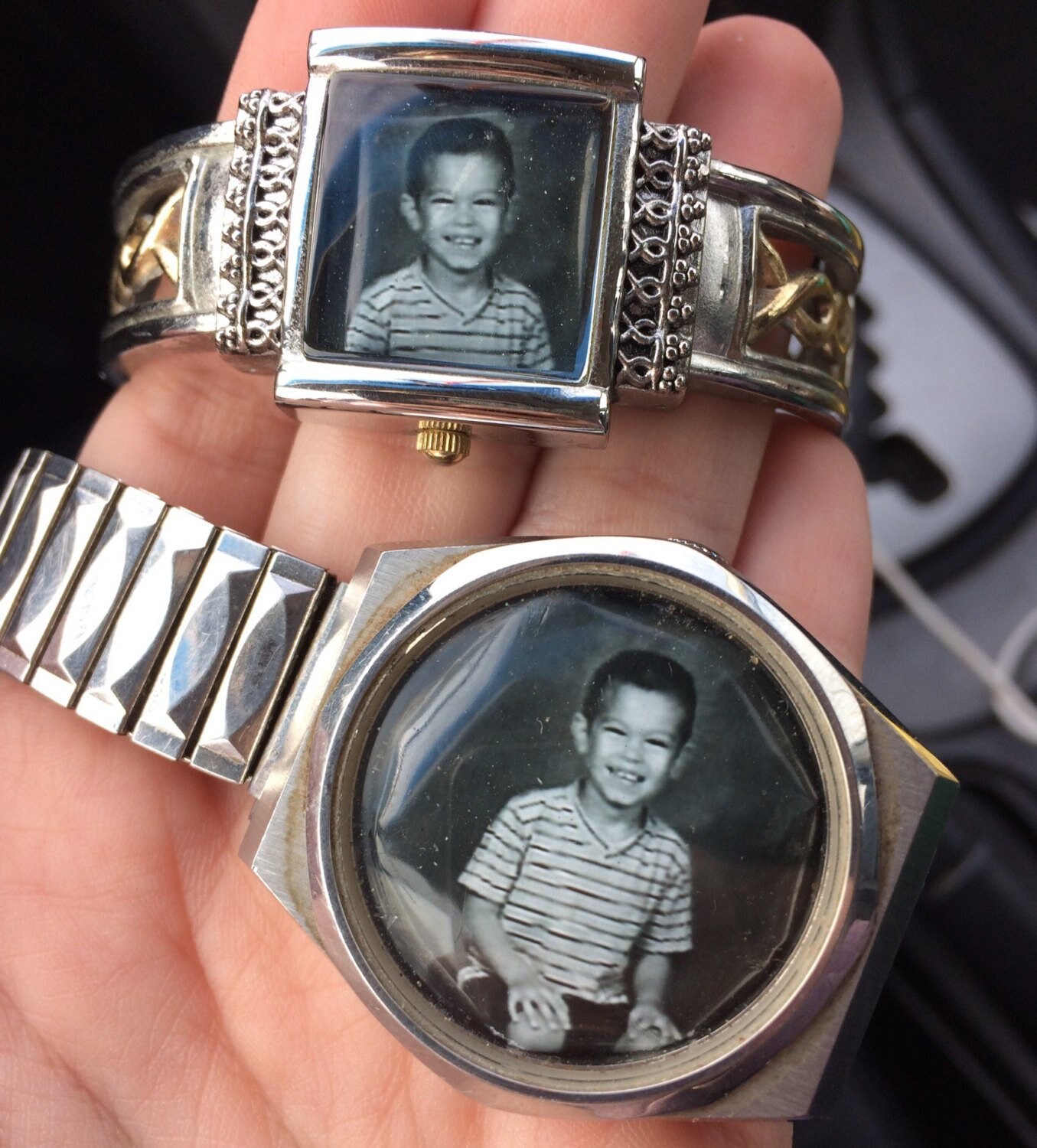 Photo locket Watch | Etsy