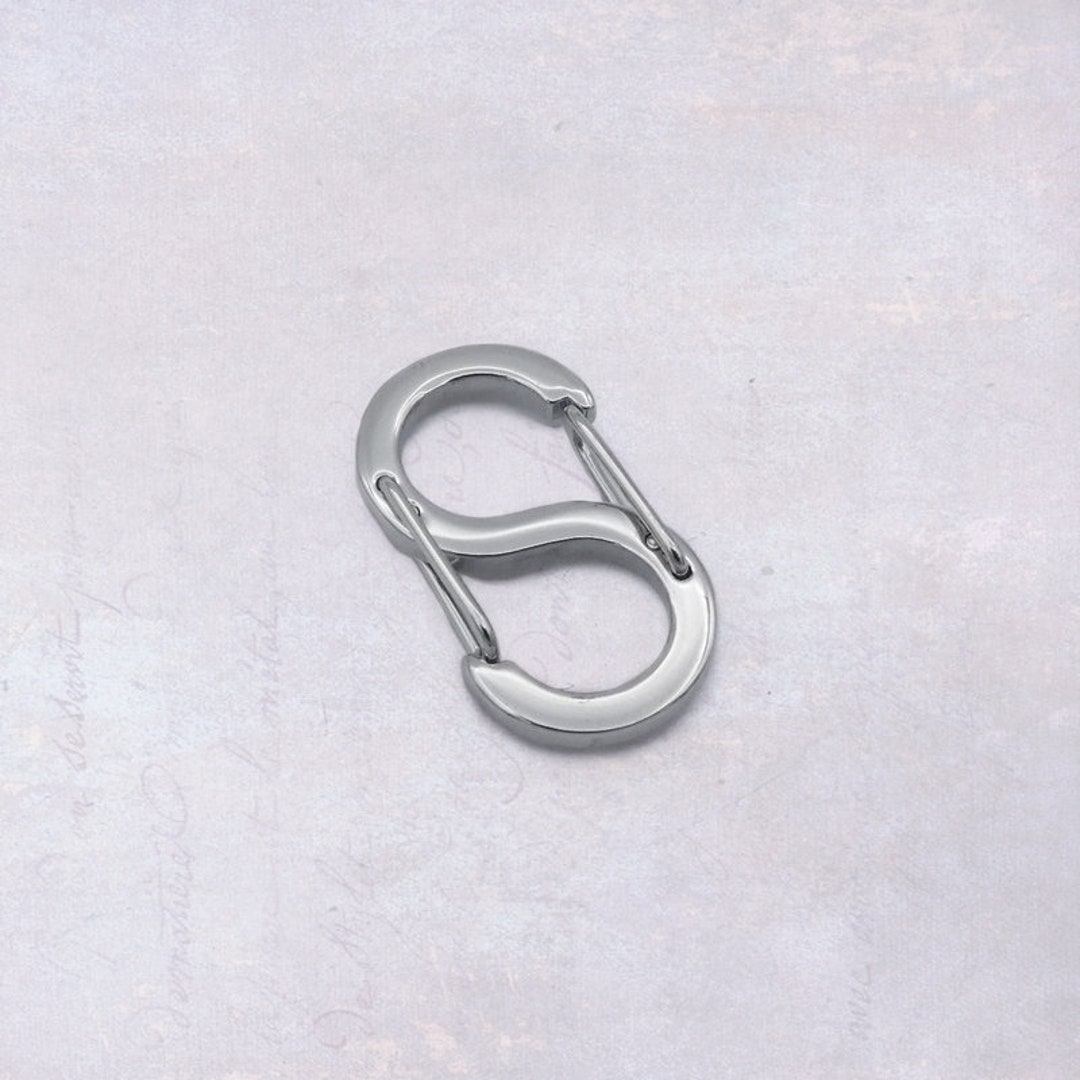 2 X Stainless Steel S-shape Double Gate Snap Clasps - Etsy