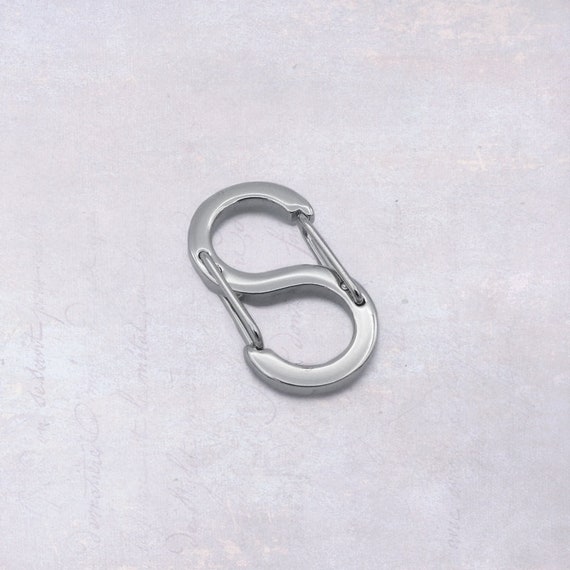 2 X Stainless Steel S-shape Double Gate Snap Clasps - Etsy