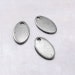 20 X Small 13mm X 7.5mm Stainless Steel Blank Oval Stamping Tags ...