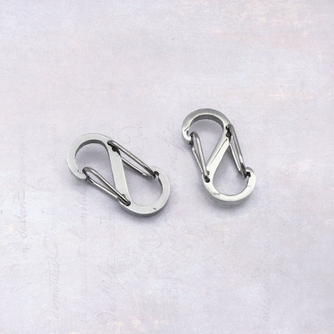 3 X Tiny Stainless Steel S-shape Double Gate Snap Clasps - Etsy