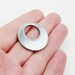 3 X A-grade 28mm Stainless Steel Off-set Blank Washer Donut - Etsy