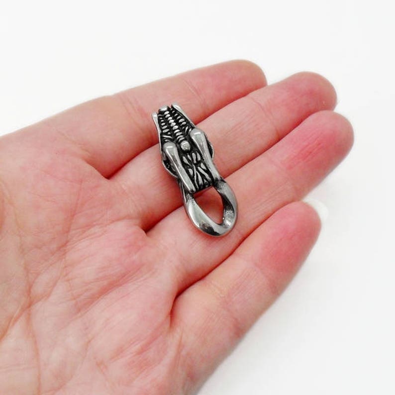 1 X Stainless Steel Dragon Head Connector - Etsy