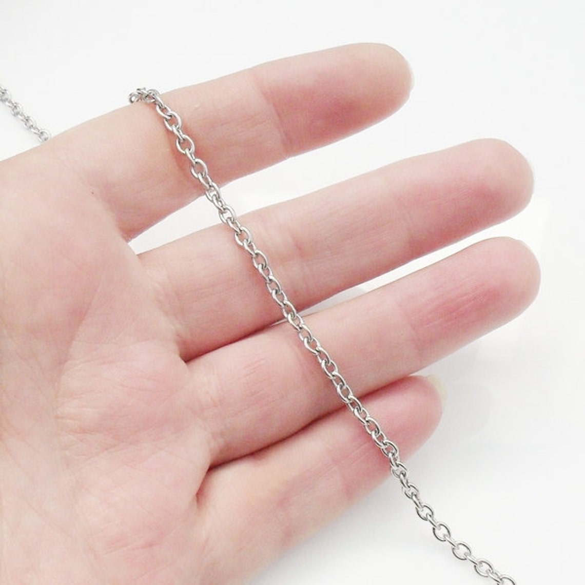 5m Stainless Steel Cable Chain 5 Metres / 16.4 Feet 4mm X | Etsy