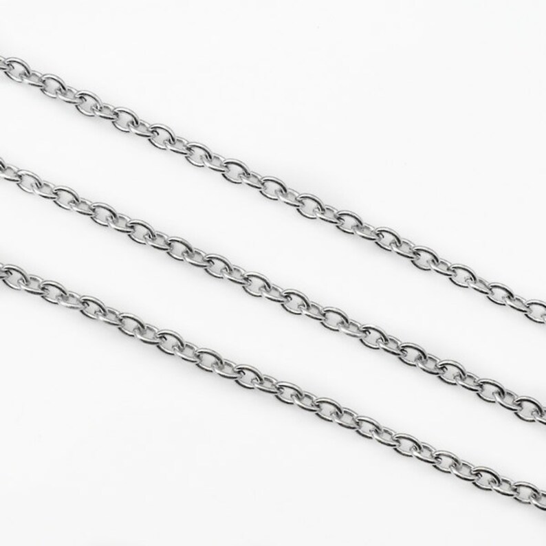 5m Stainless Steel Cable Chain 5 Metres / 16.4 Feet 4mm X | Etsy